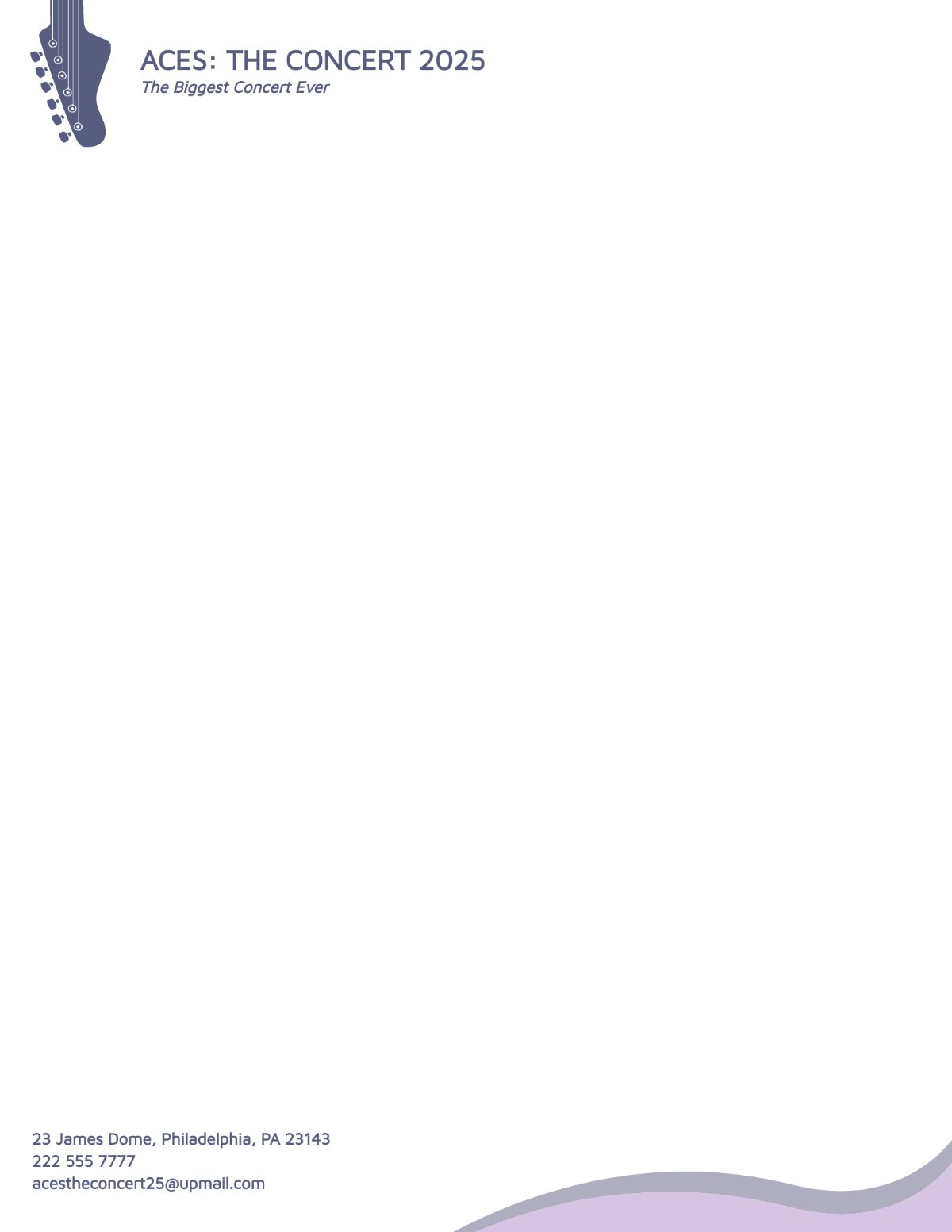 FREE Music Letterhead Template - Download in Word, Google Docs, PDF ...