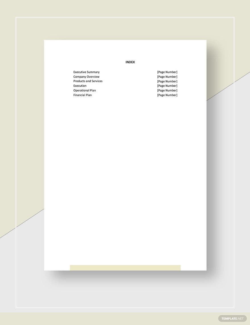 T Shirt Company Business Plan Template Google Docs Word Apple Pages 