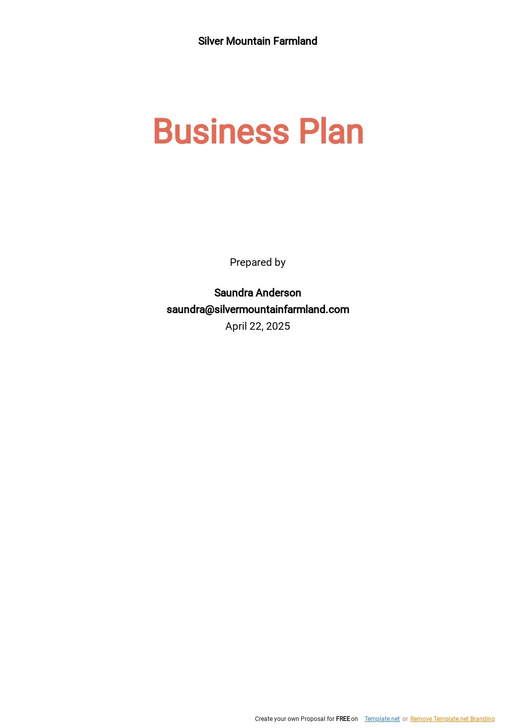 Startup Financial Projections Template Startup Financial Projections Template