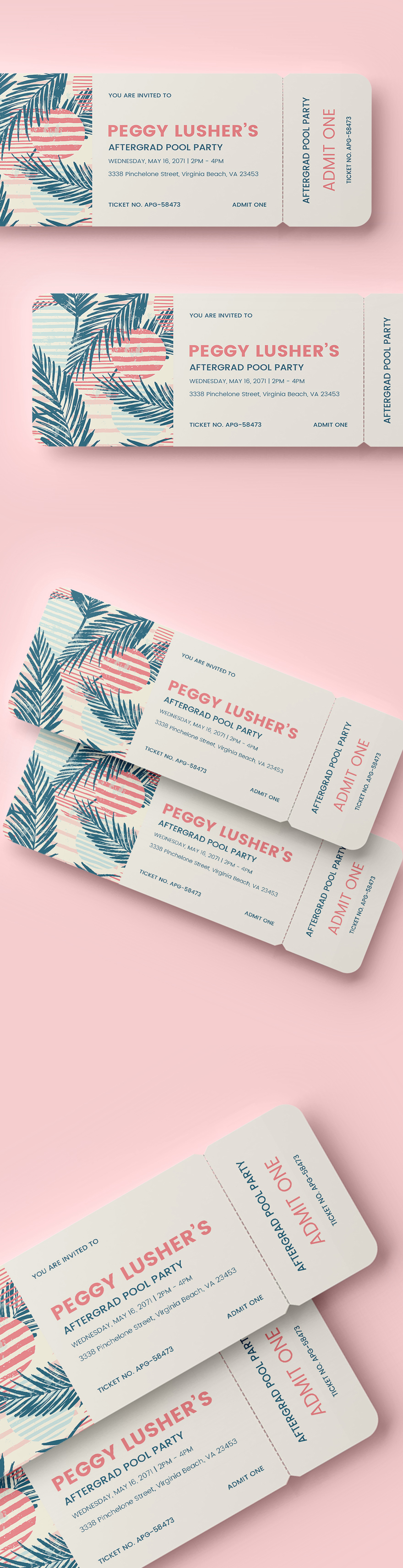 Special Party Ticket Template - PSD | Template.net