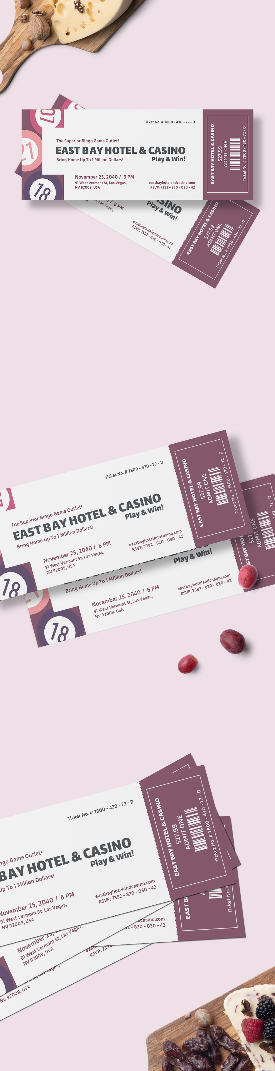 Free Modern Fundraising Event Ticket Template - Illustrator, PSD ...