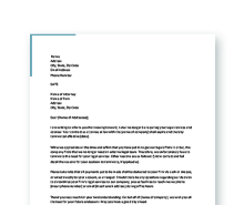 Free Simple Termination Letter Template in Microsoft Word, Apple Pages ...