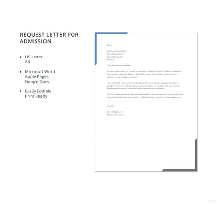 Free Information Request Letter Template: Download 700+ Letters in Word ...