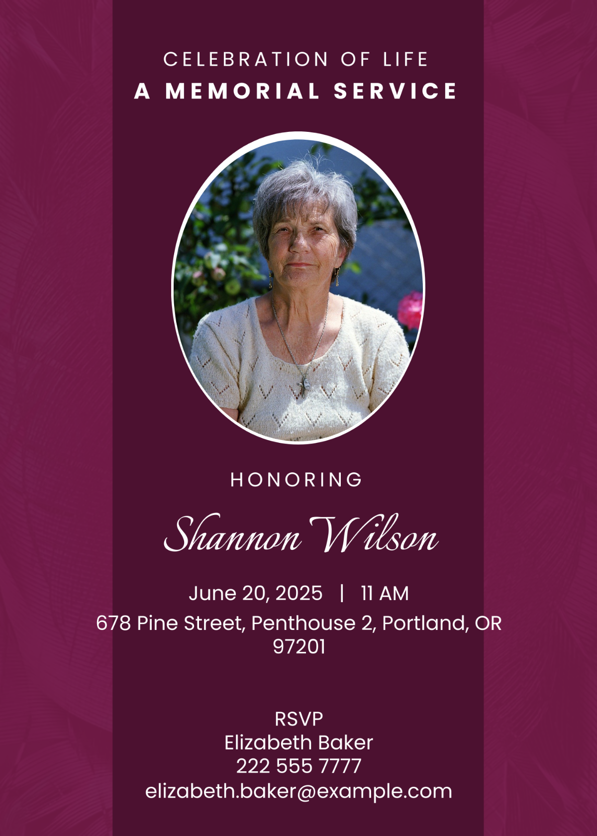 Free Memorial Templates Editable And Printable Free Memorial Templates Editable And Printable
