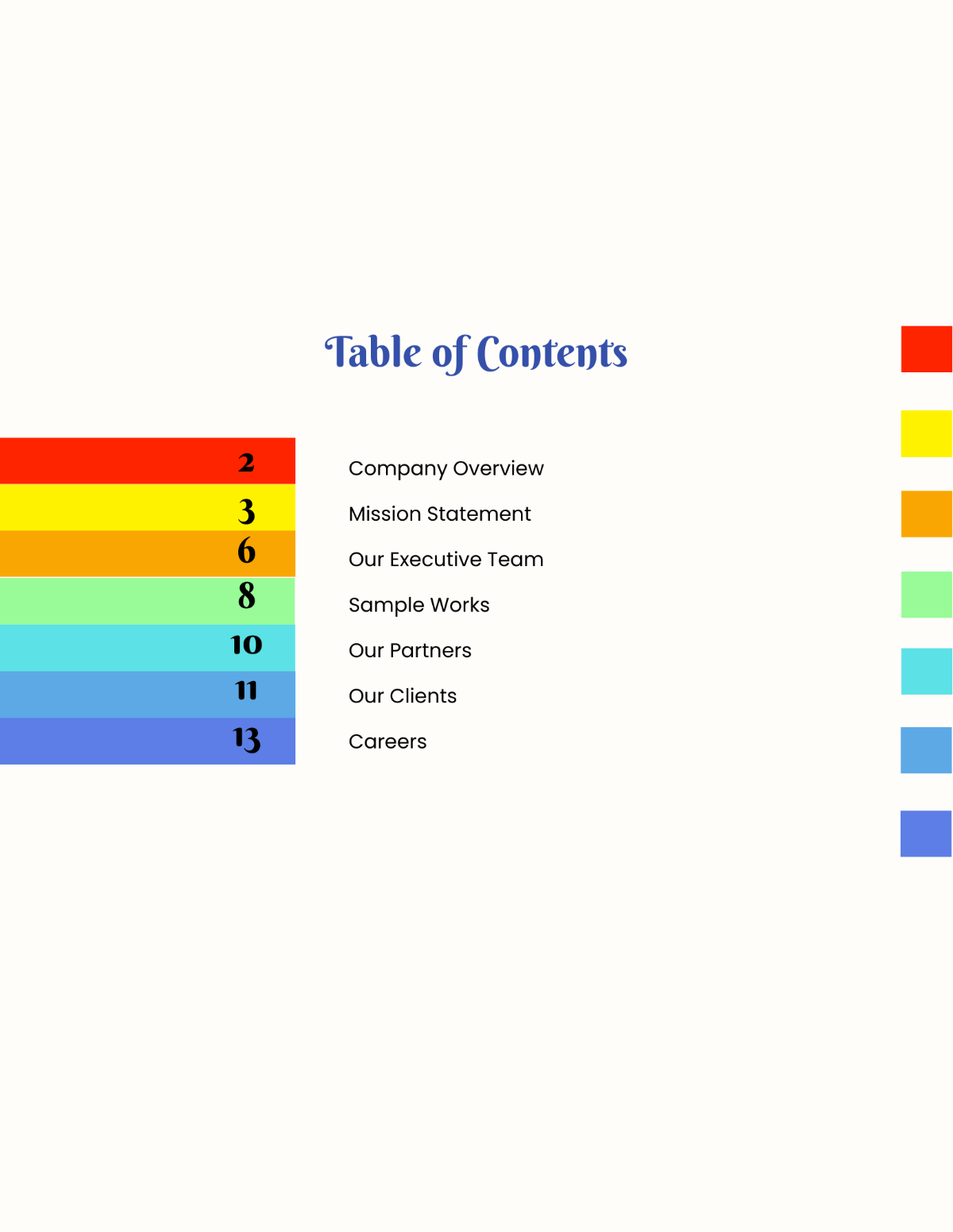 FREE Table Of Content Templates Examples Edit Online Download
