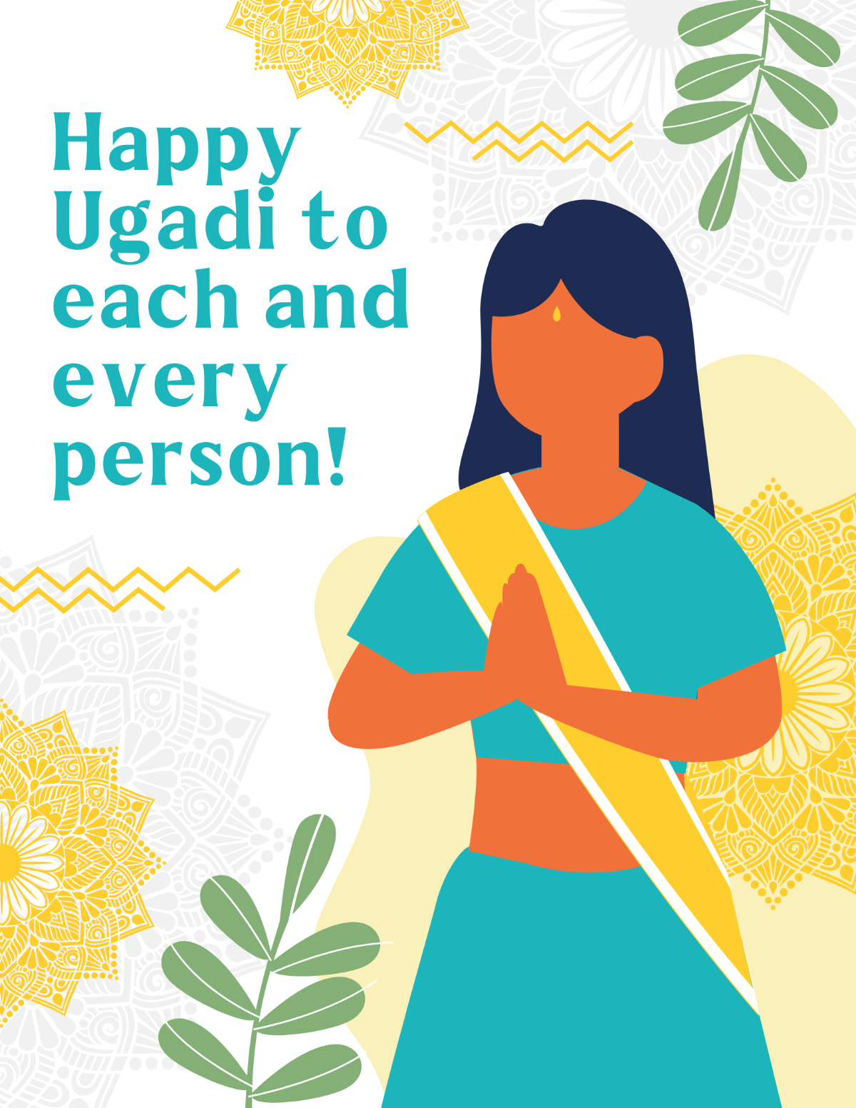 Free Ugadi Greetings Flyer Template Edit Online Download Template