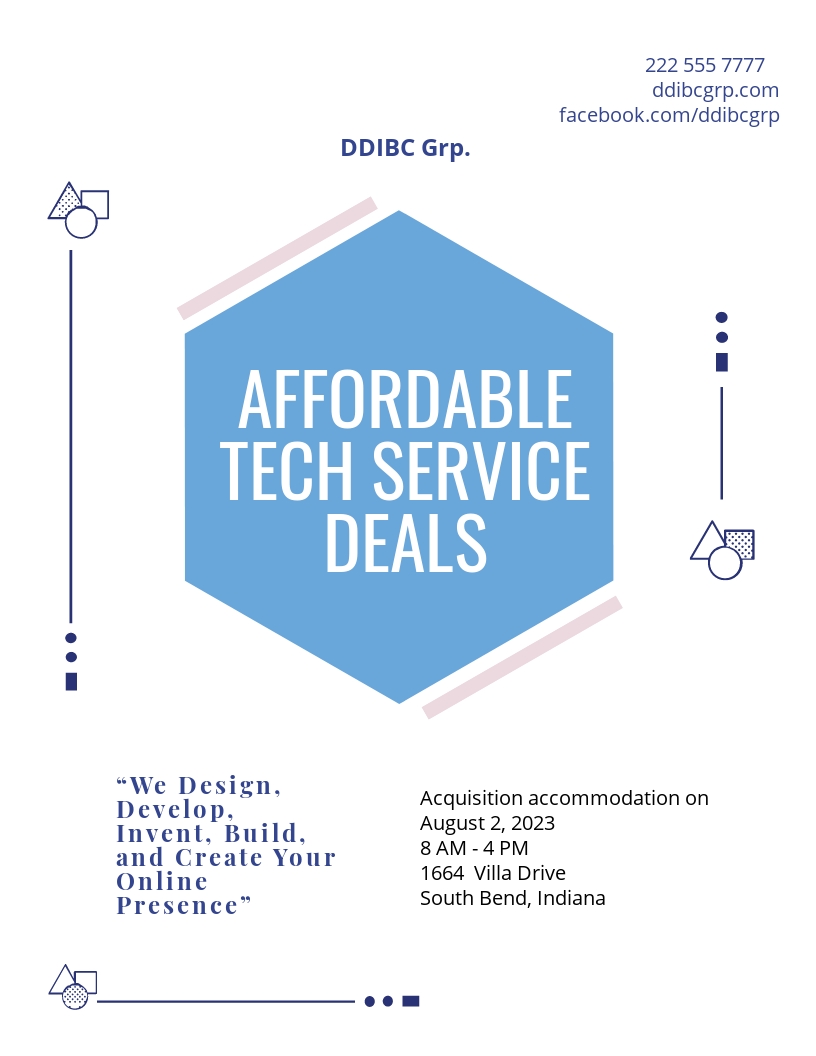 Free Black Friday Tech Sale Flyer Template - Download in Word, Google ...