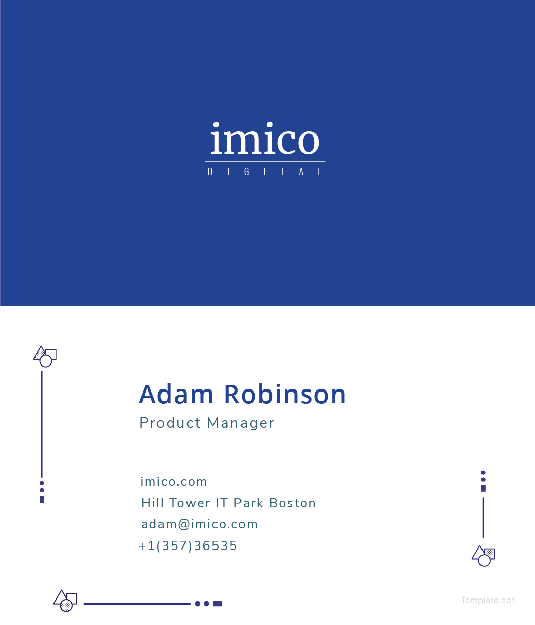 Free Tech Start-up Business Card Template in Adobe Illustrator ...