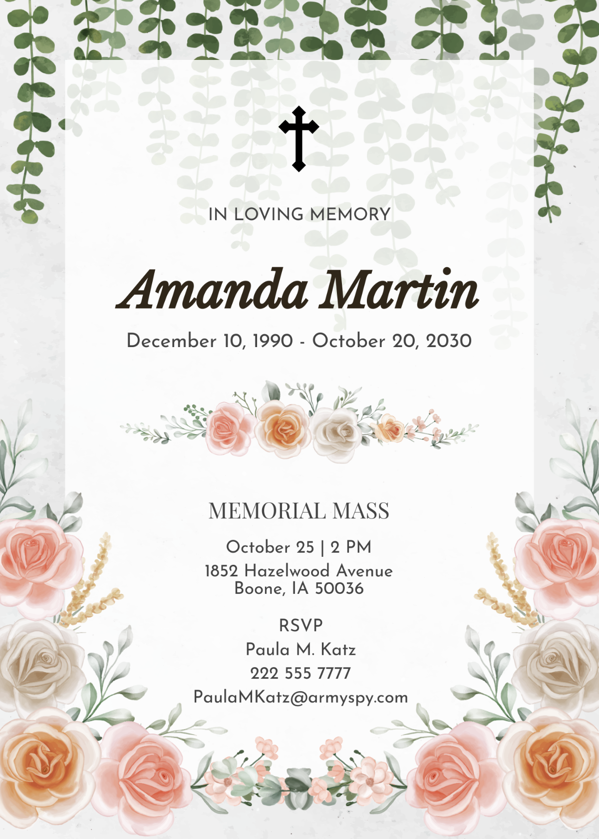 Page 3 FREE Funeral Templates Examples Edit Online Download