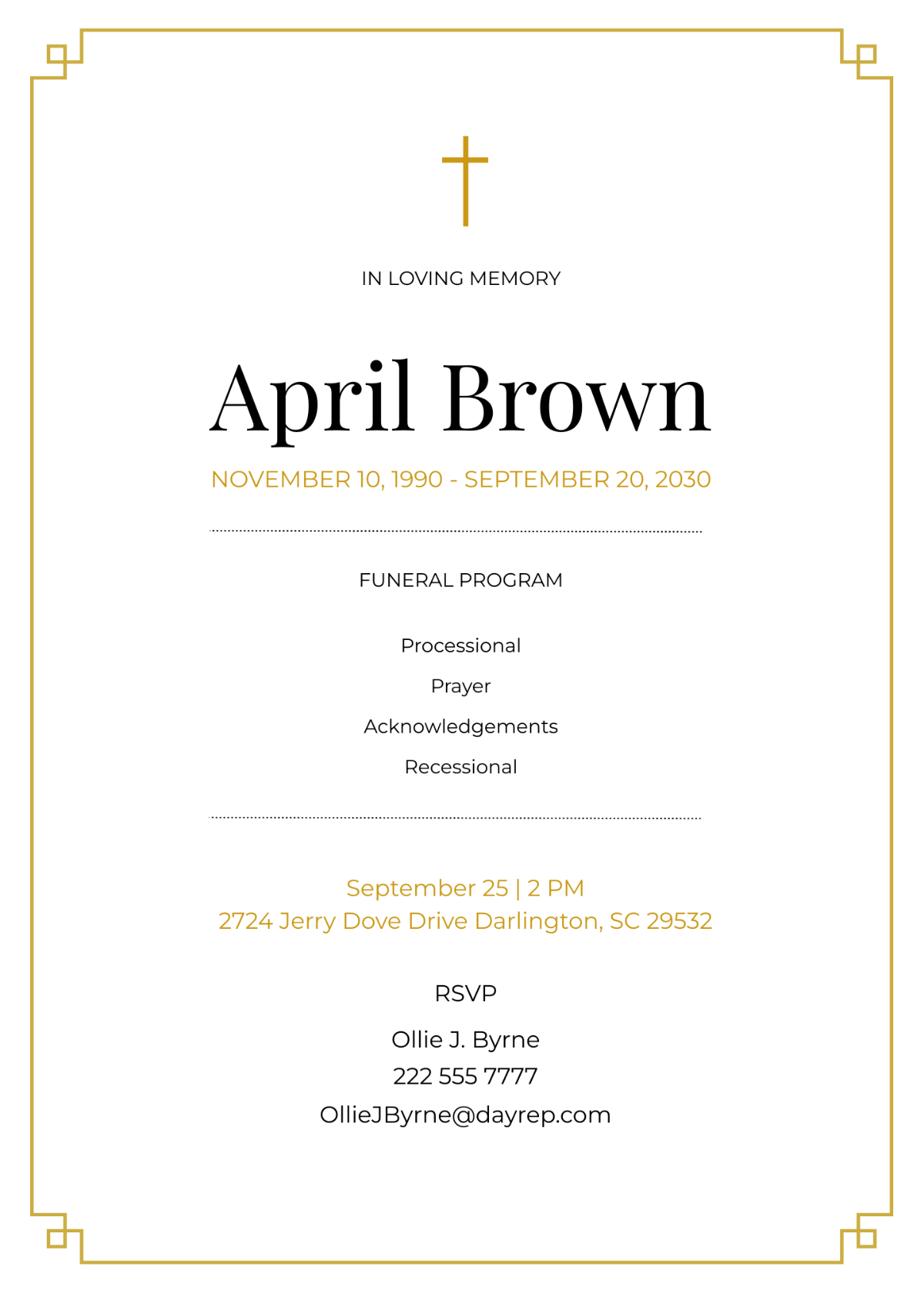 Free Thanksgiving Program Template To Edit Online