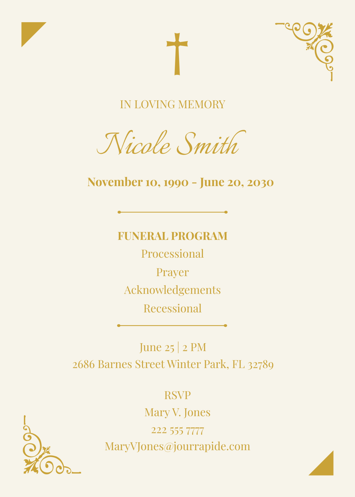Free Thanksgiving Program Template To Edit Online