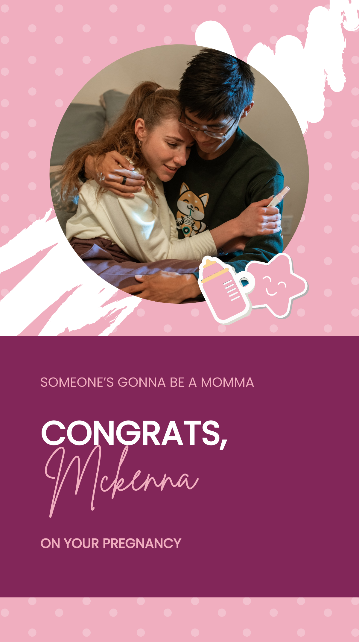 Free Printable Pregnancy Announcement Templates To Customize Online