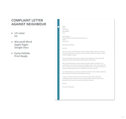 Free Complaint Letter Against Manager Template: Download 700+ Letters ...