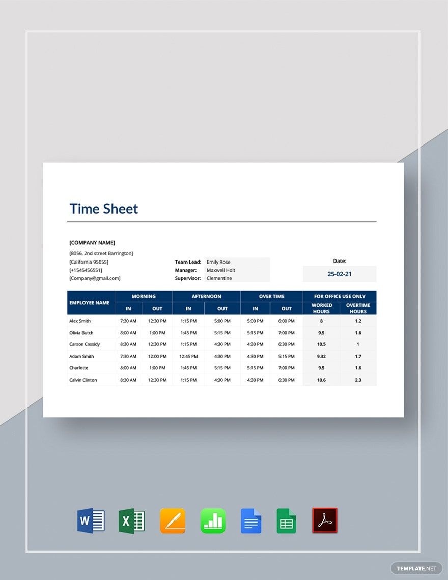 Timesheets In Excel Templates Designs Docs Free Downloads 