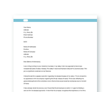 Free Complaint Letter Against Manager Template in Microsoft Word, Apple ...