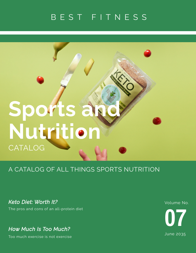Sports Nutrition Catalog Template - Edit Online & Download Example ...