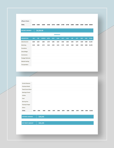 12 Month Budget Plan Template Google Docs Google Sheets Excel Word 