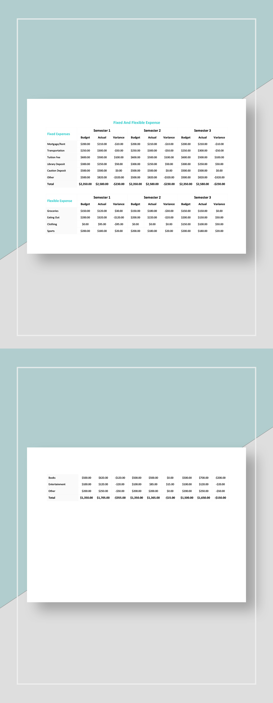 College Student Budget Template - Google Docs, Google Sheets, Excel ...