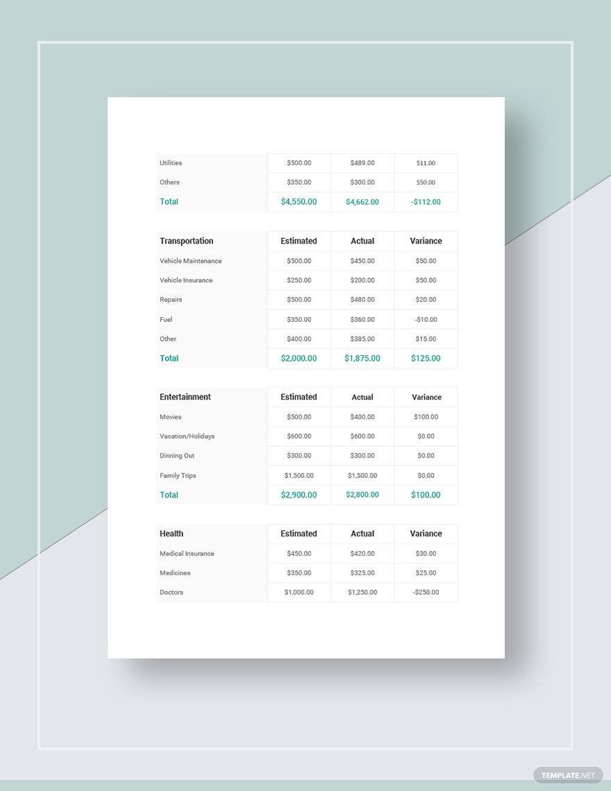 Simple Weekly Budget Template Download In Word Google Docs Excel 