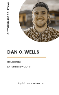 Bar Association ID Card Template