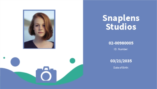 Free Creative Photographer ID Card Template