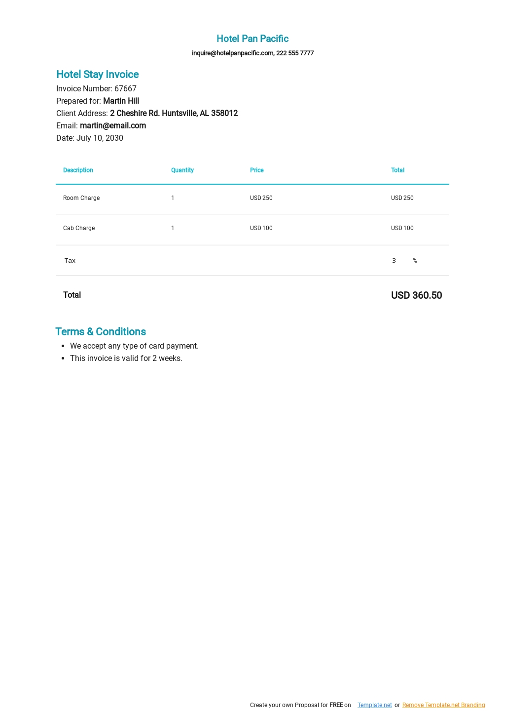 Photography Invoice Template Google Docs