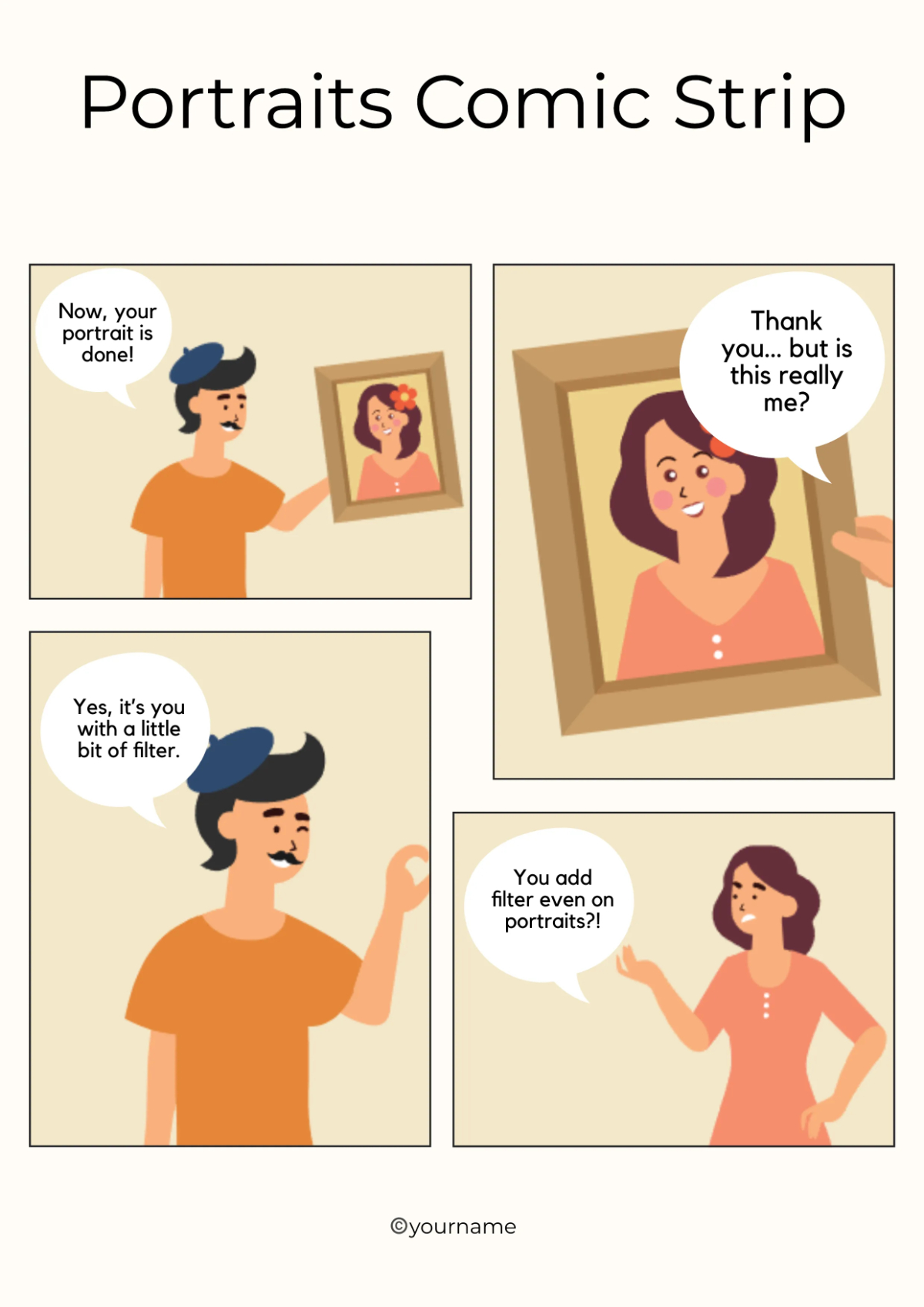 FREE Comic Strip Templates Examples Edit Online Download