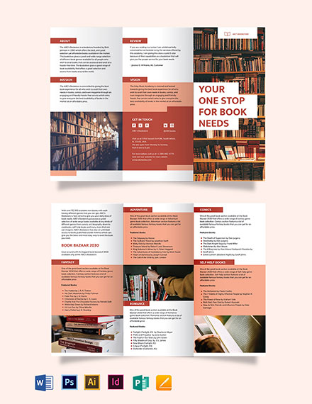 13+ Book Brochure Templates - AI, PSD, Docs, Pages