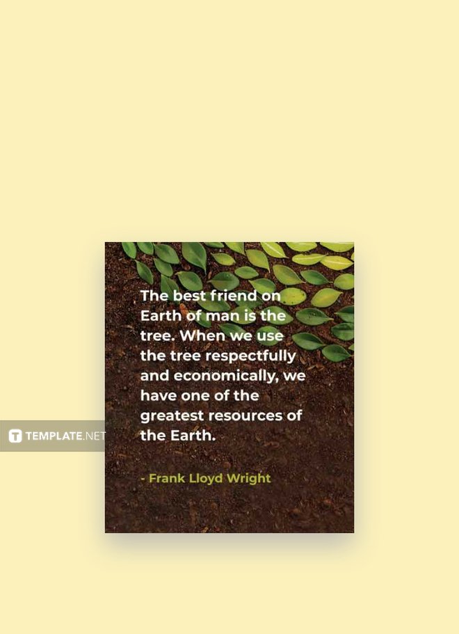 Free Arbor Day Quote Template | Free Templates