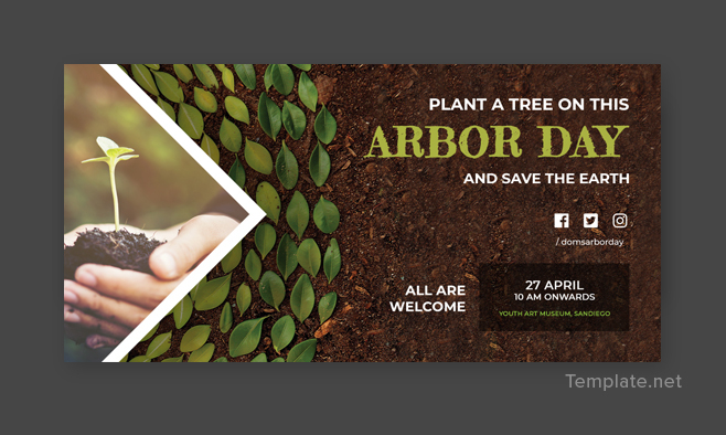 Free Arbor Day Twitter Post Template in Adobe Photoshop | Template.net