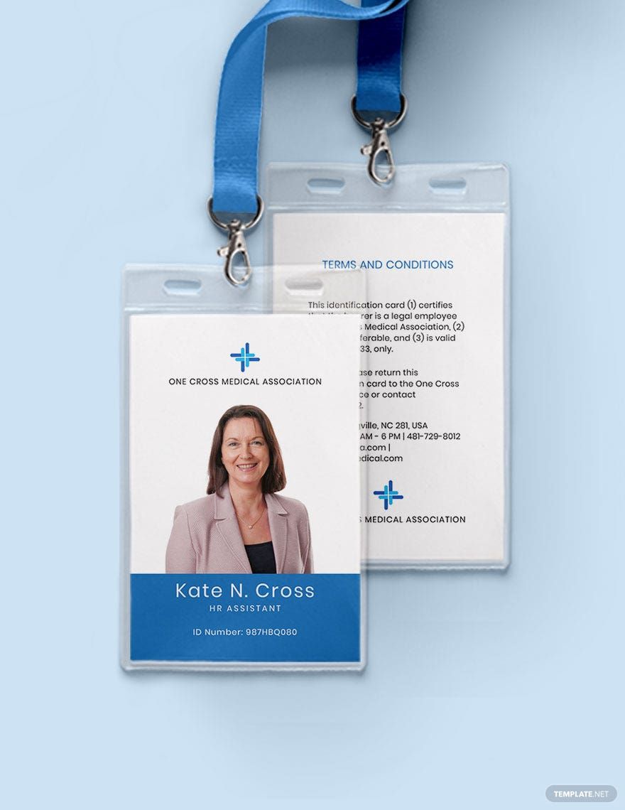 FREE Medical ID Card Template Download In Word Google Docs 