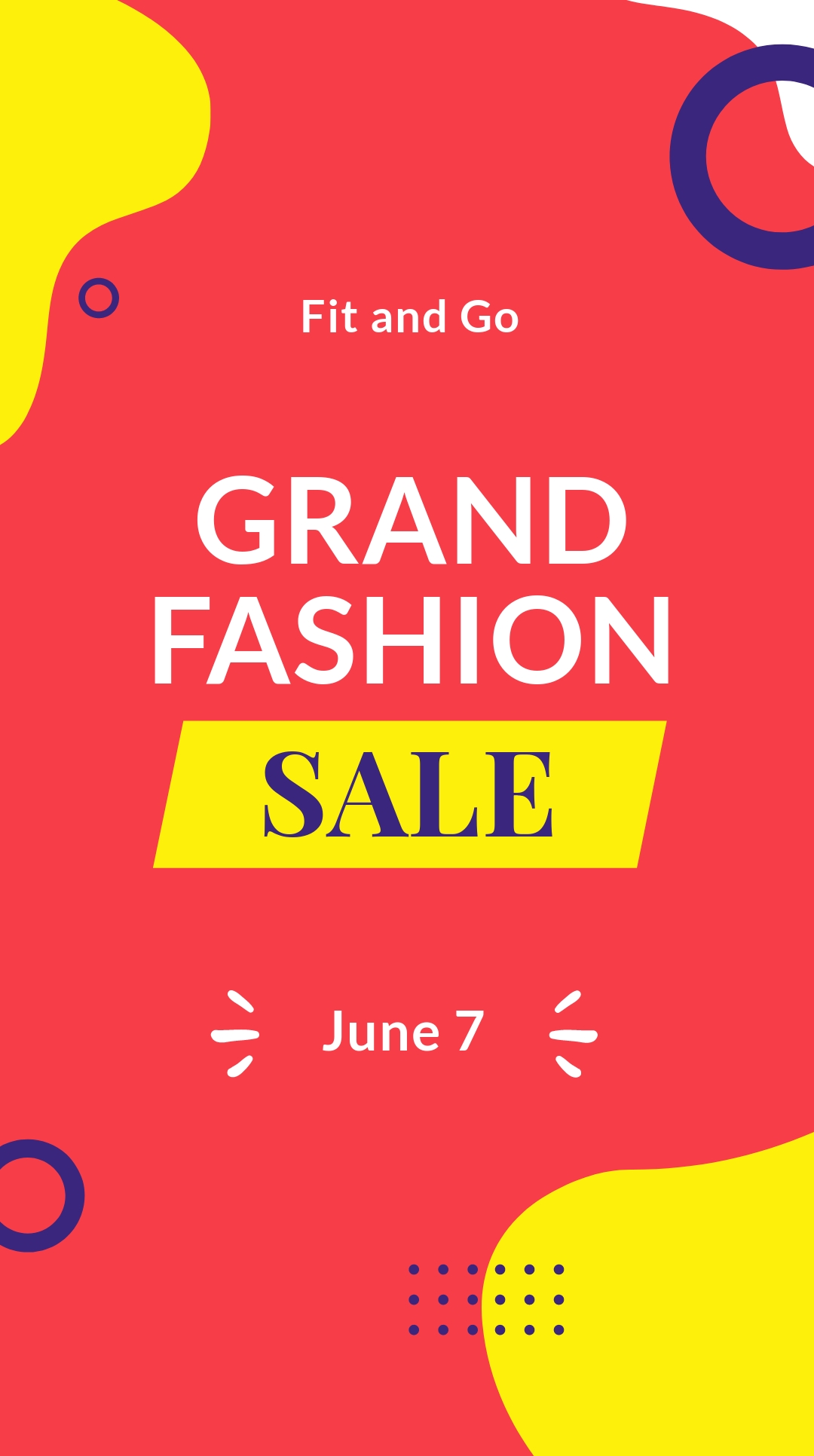 Creative Fashion Sale Whatsapp Post Template - PSD | Template.net
