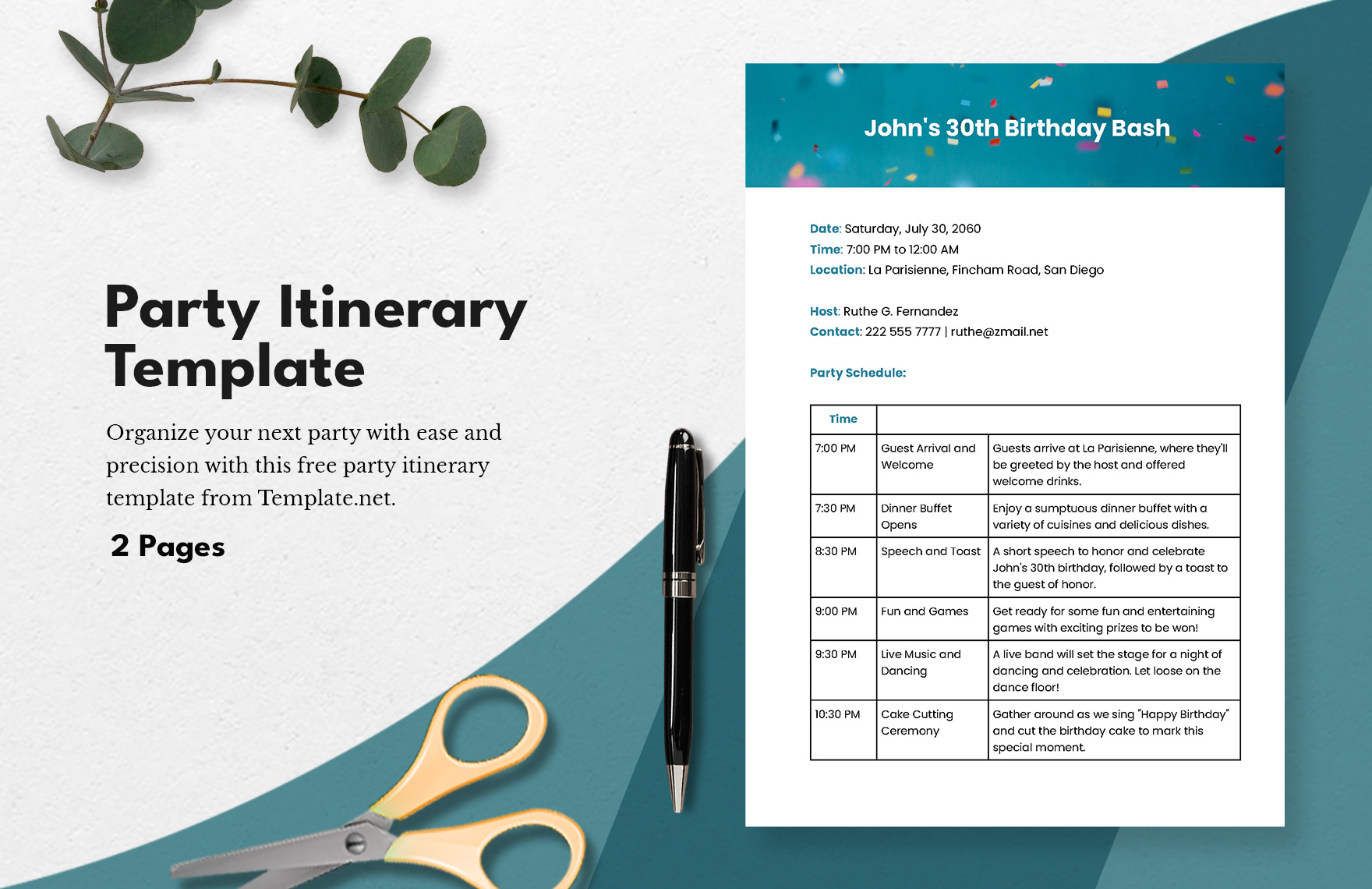 18 Itinerary Templates In Google Docs