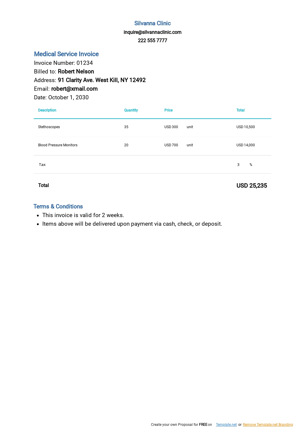 Invoice Template Numbers Mac Printable Templates