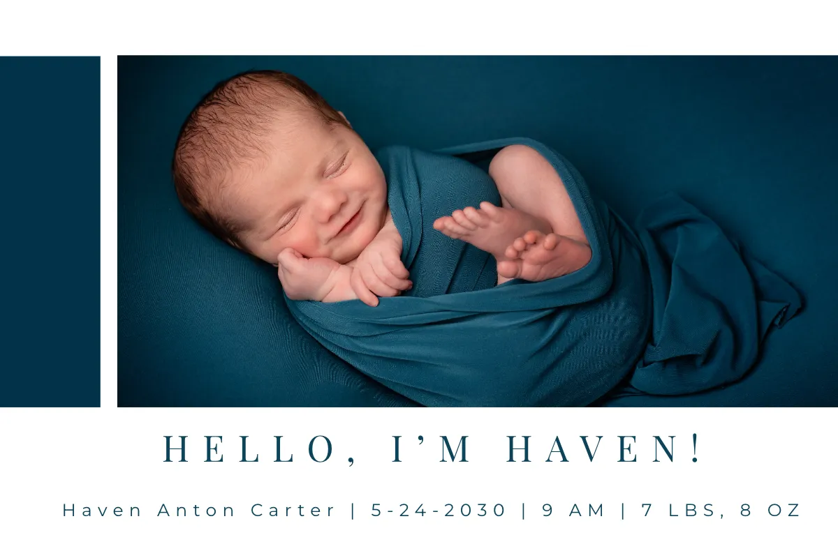 Free Printable Baby Announcement Templates To Customize Online Free Printable Baby Announcement Templates To Customize Online