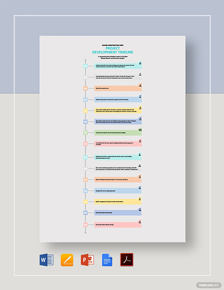 11+ Development Timeline Templates - Free Samples, Examples, Format ...
