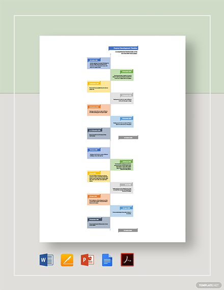 11+ Development Timeline Templates - Free Samples, Examples, Format ...