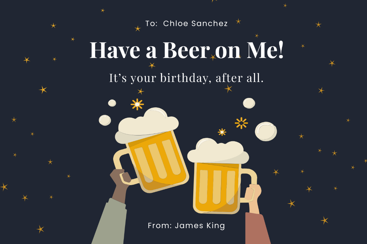 Free Birthday Wishes Card For Him Template Edit Online Download