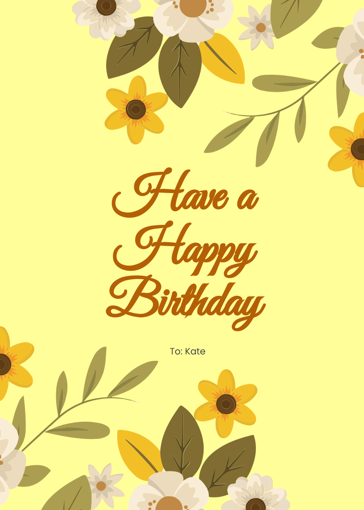 Free Traditional Birthday Card For Her Template Edit Online Free Traditional Birthday Card For Her Template Edit Online