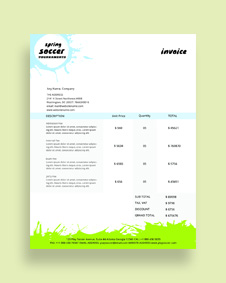 Free Consultancy Service Invoice Template in Microsoft Word, Excel ...