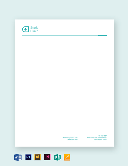 14+ Best Medical Letterhead Templates - AI, InDesign, Word, PSD, Publisher