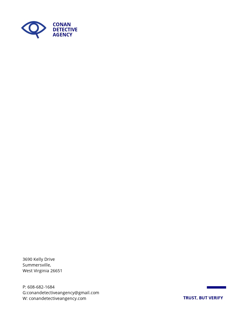 Top Secret Letterhead Template