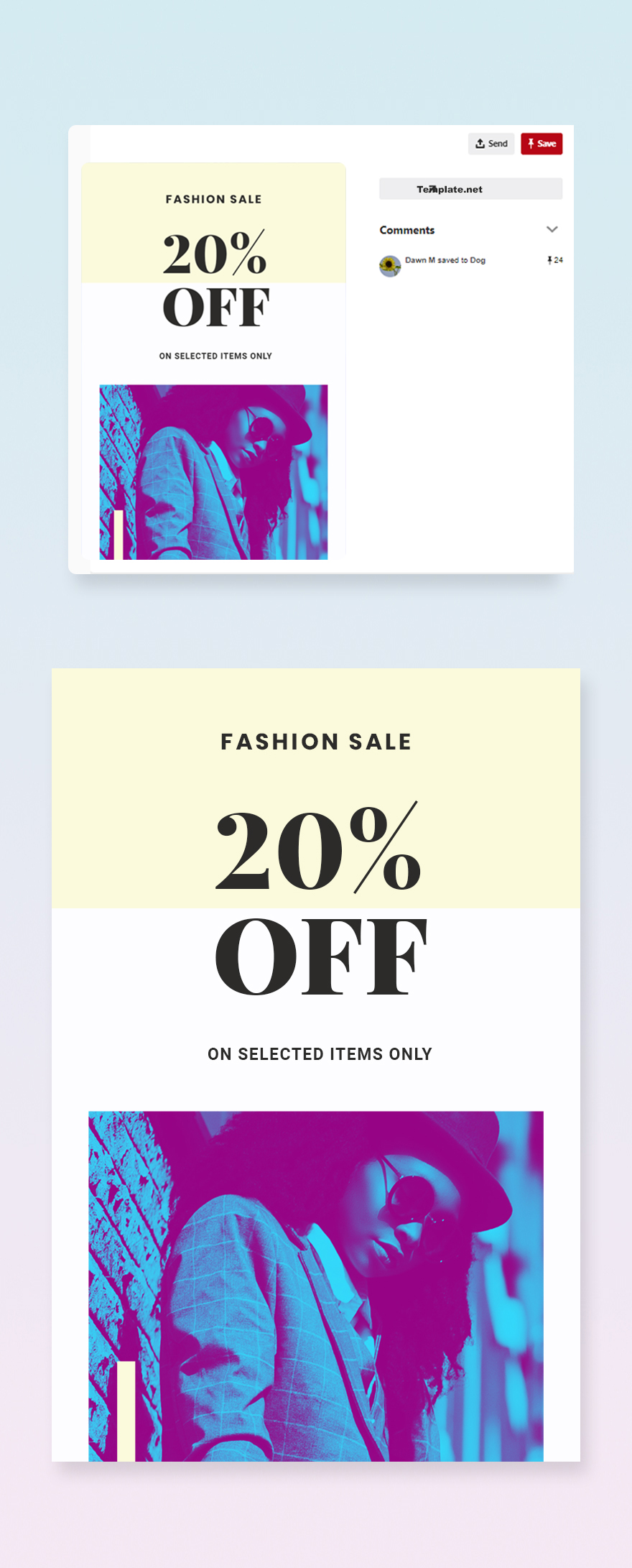 Spring Sale Pinterest Pin Template - PSD | Template.net