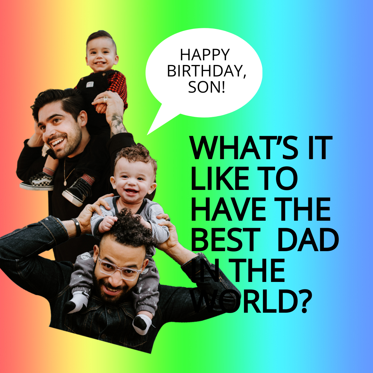 Free Happy Birthday Son Meme Template To Edit Online