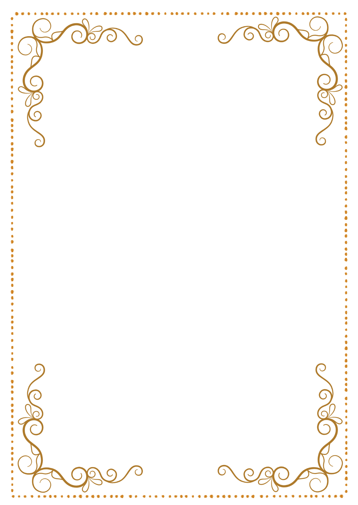 FREE Border Edit Online Download Template