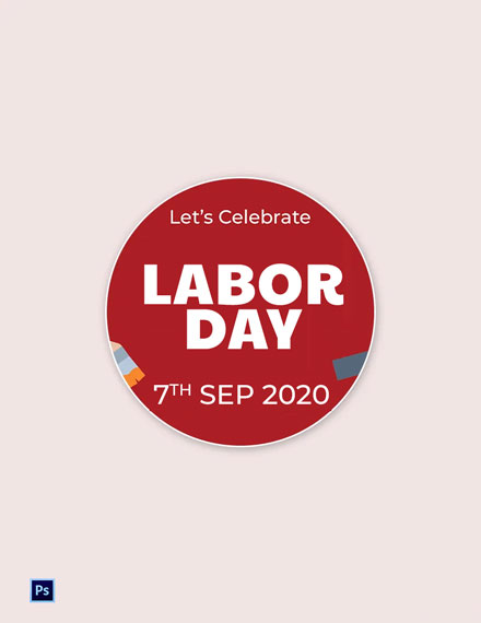 Labor Day Google Plus Header Photo Template - PSD | Template.net