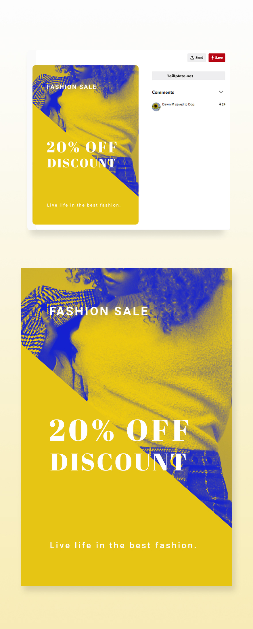 Spring Sale Pinterest Pin Template - PSD | Template.net