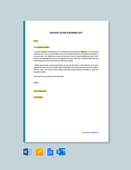 Free Warning Letter for Late Attendance - Google Docs, Word, Outlook ...