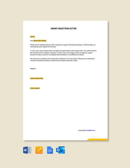 10+ FREE Grant Letter Templates [Edit & Download] | Template.net