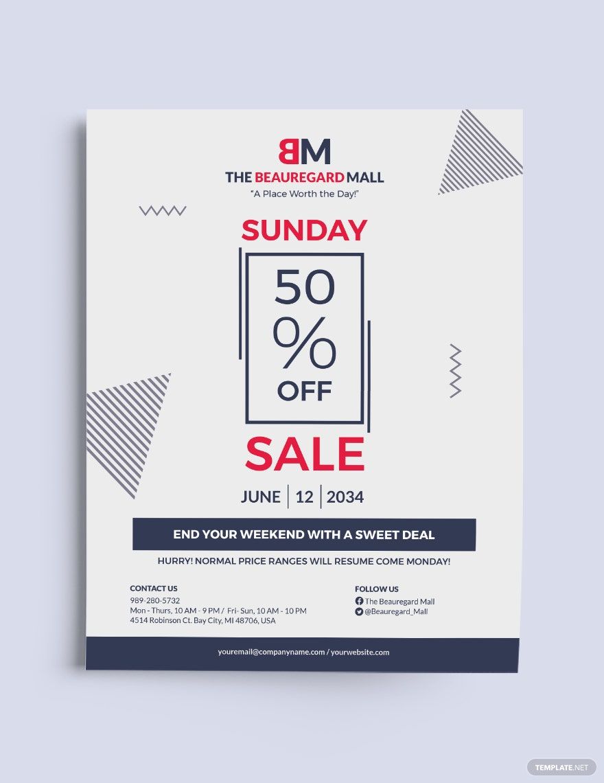 FREE Day Sale Flyer Template Download In Word Google Docs 